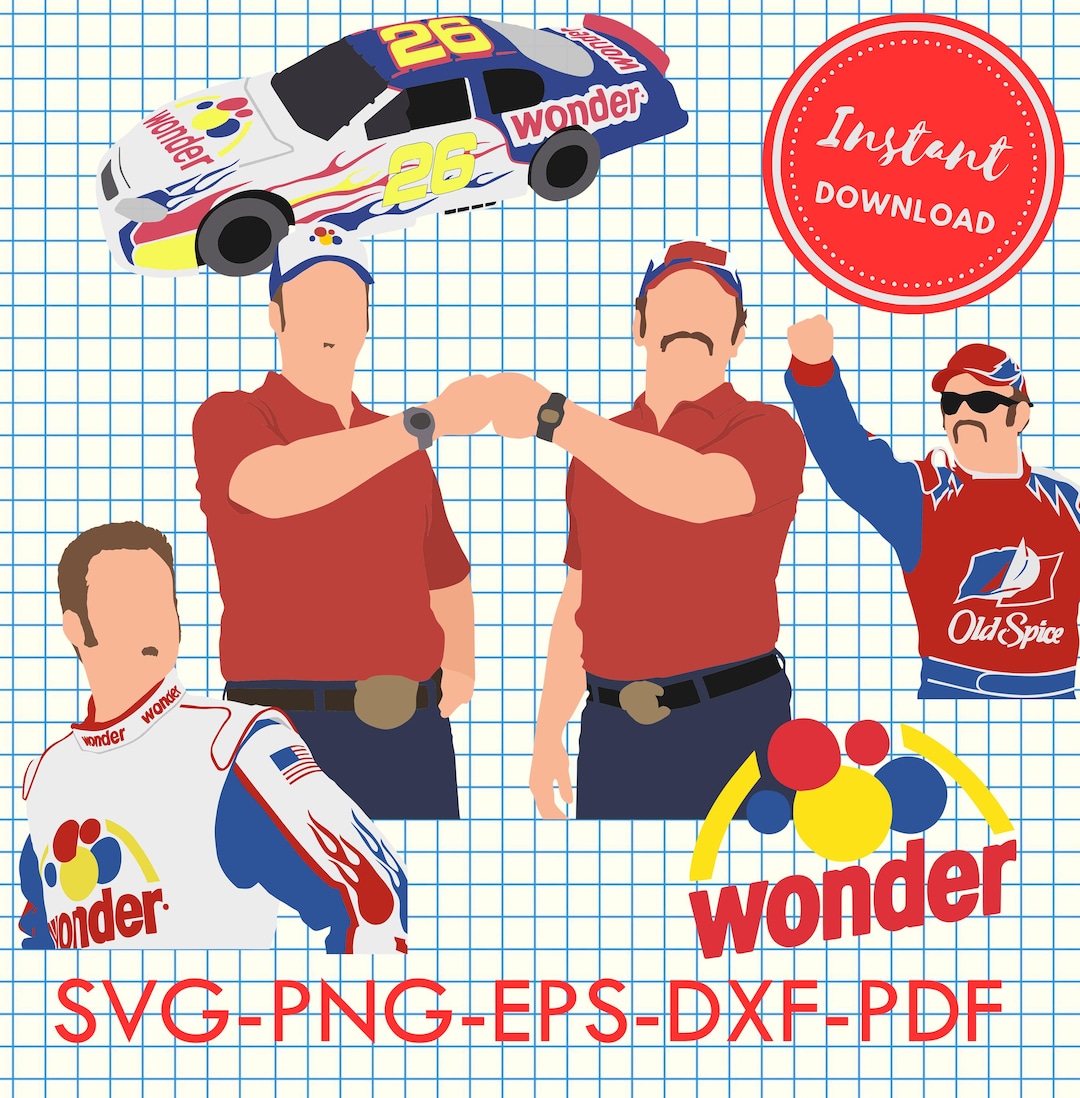 Bundle Talladega Nights Svg Png Ricky Bobby Cricut - Etsy