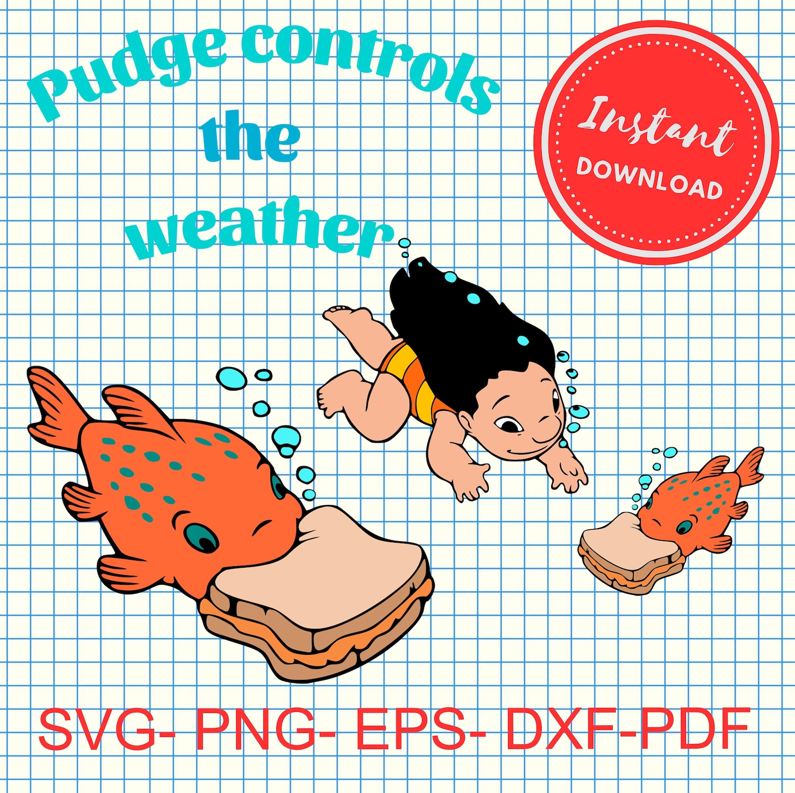 Bundle Pudge Svg Png Pudge Controls the Weather Cricut - Etsy