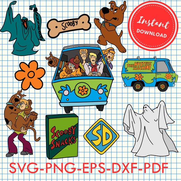 Mystery Machine Svg - Etsy