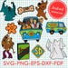 Bundle Mystery Machine Svg Png Scrappy Cricut Cutting - Etsy
