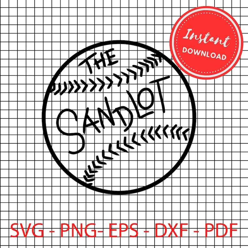 Sandlot Ball Svg Png Baseball Cricut Clipart - Etsy