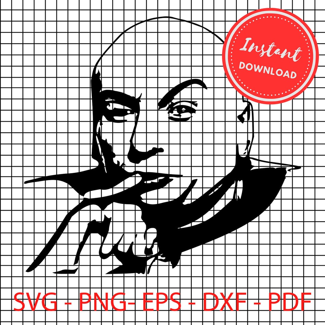 Dr Evil Face Svg Png Austin Powers Cricut Clipart - Etsy