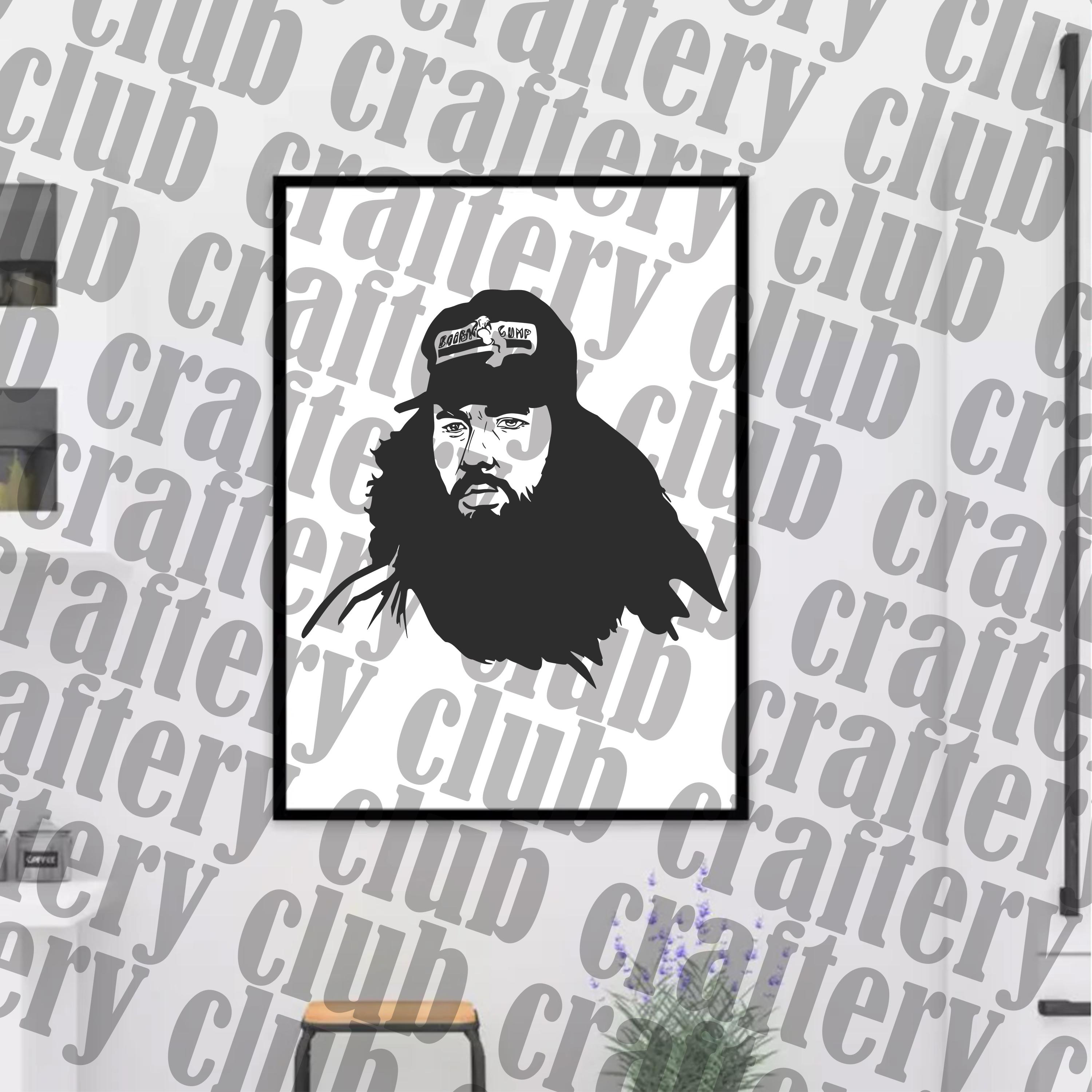 Forrest Gump Face Svg Png Gump Cross Cricut Cutting - Etsy