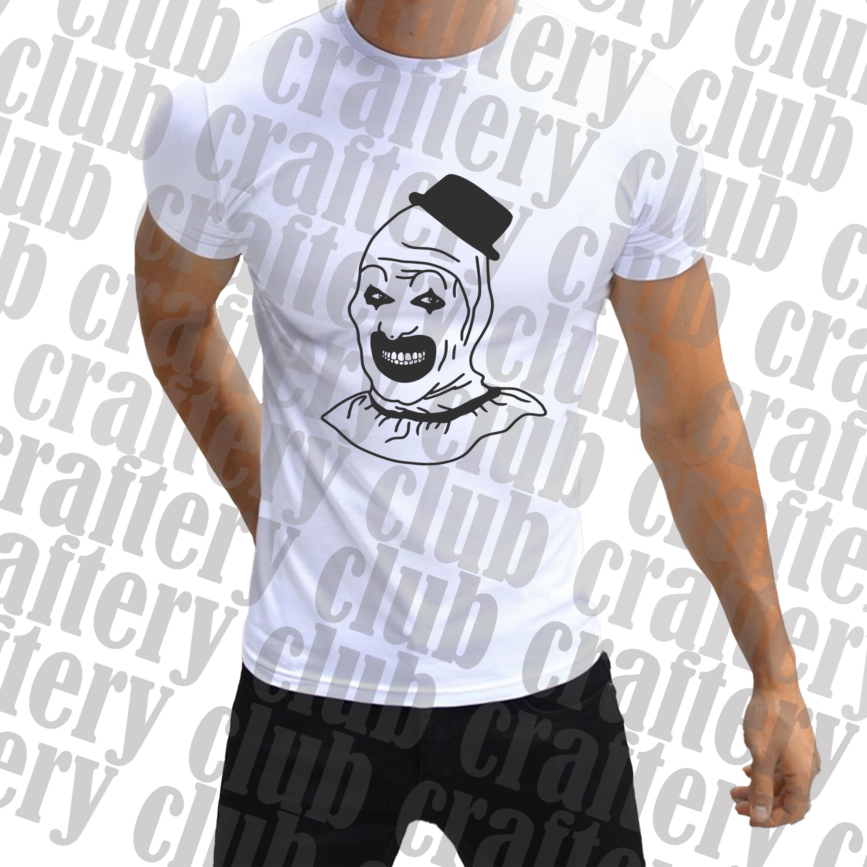 Terrifier Clown Svg Png Art the Clown Cricut Cutting - Etsy
