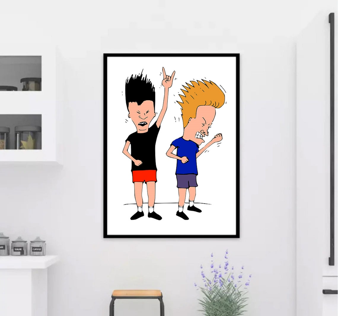 Bundle Beavis and Butthead Svg Png Silhouette Cutting Files - Etsy