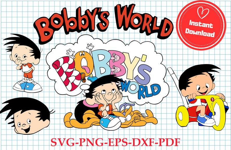 Bundle Bobby's World Svg Png Cricut Cutting - Etsy