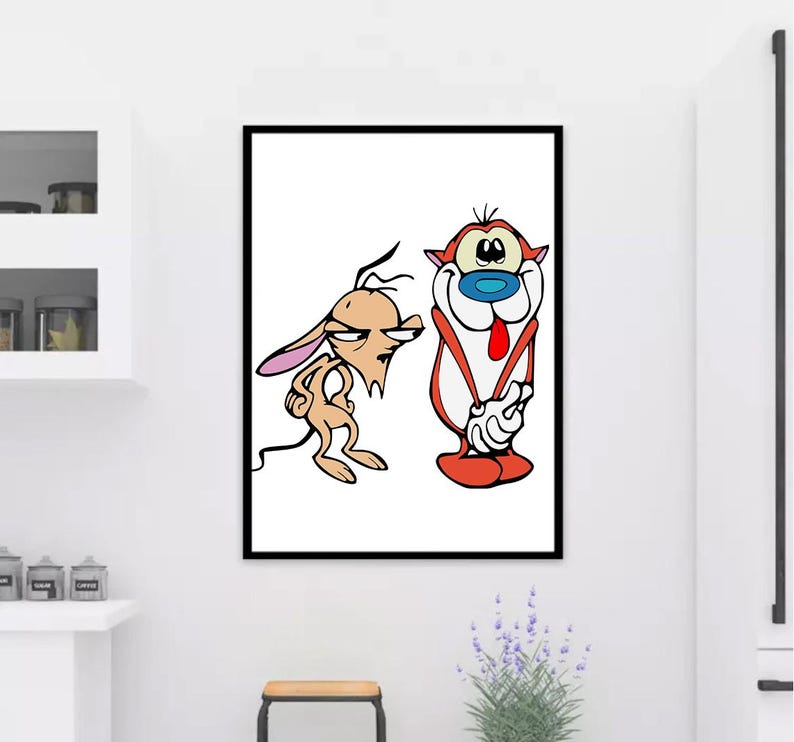 Bundle Ren and Stimpy Svg Png Cricut Cutting - Etsy