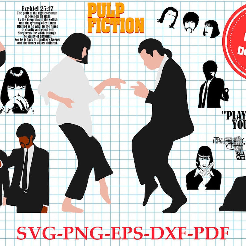 Pulp Fiction Art Print - Etsy
