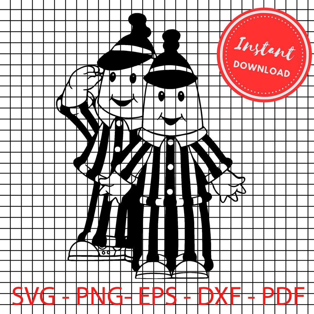 Bananas in Pajamas Stencil Svg Png Cricut - Etsy