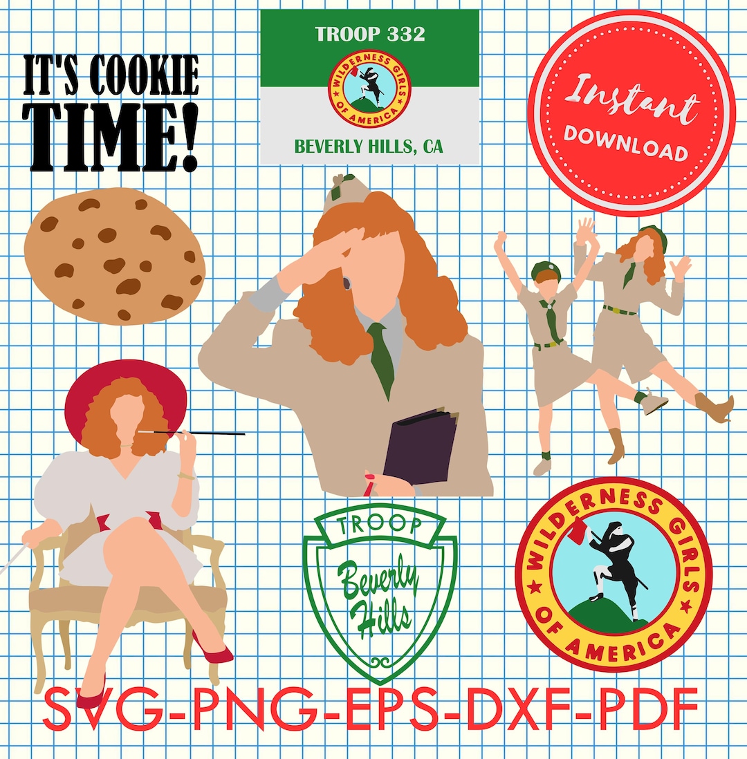 Bundle Troop Beverly Hills Svg Png Phyllis Nefler Cricut - Etsy