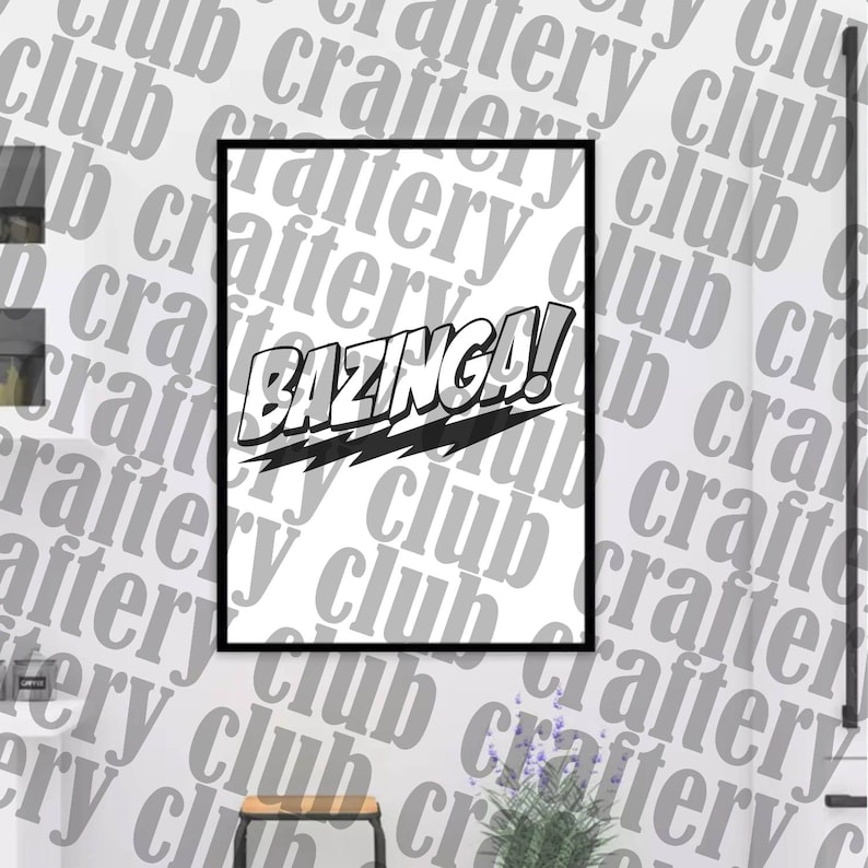Bazinga Svg Png Sheldon Clipart Cricut Files - Etsy