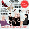 The Devil Wears Prada Sticker Bundle 14 PNG Digital Stickers Fashion ...