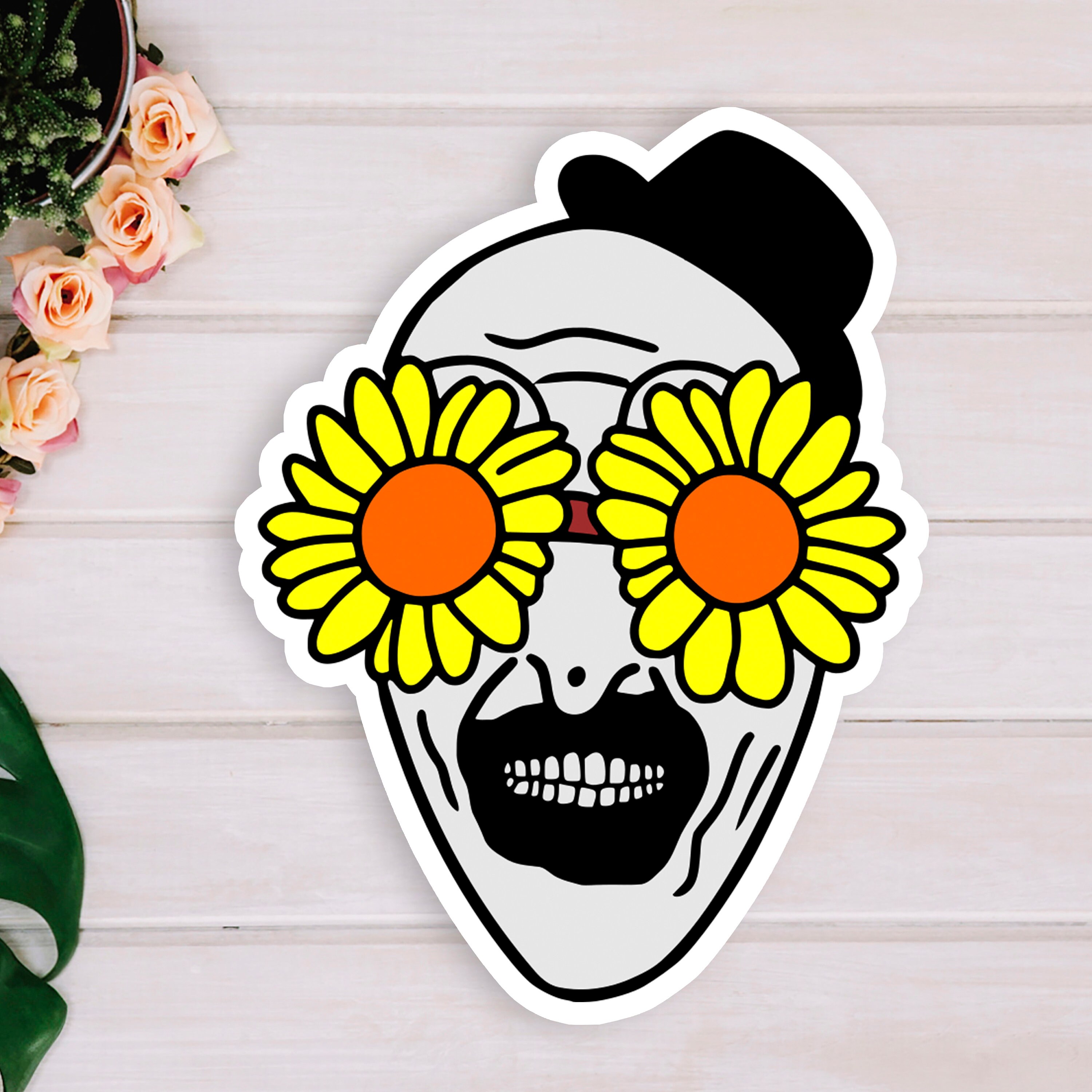 Set Vinyl Stickers Terrifier Clown Stickers Art the Clown - Etsy