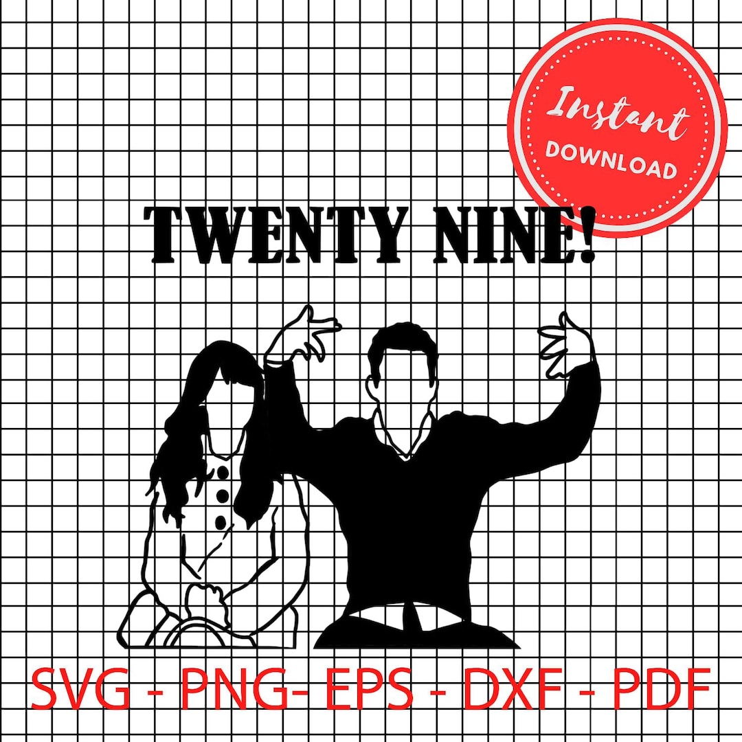 Twenty Nine Svg Png Schmidt Cricut Clipart Silhouette - Etsy