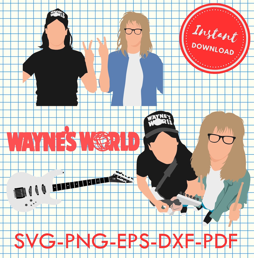 Bundle Wayne's World Svg Png Garth Algar Cricut - Etsy