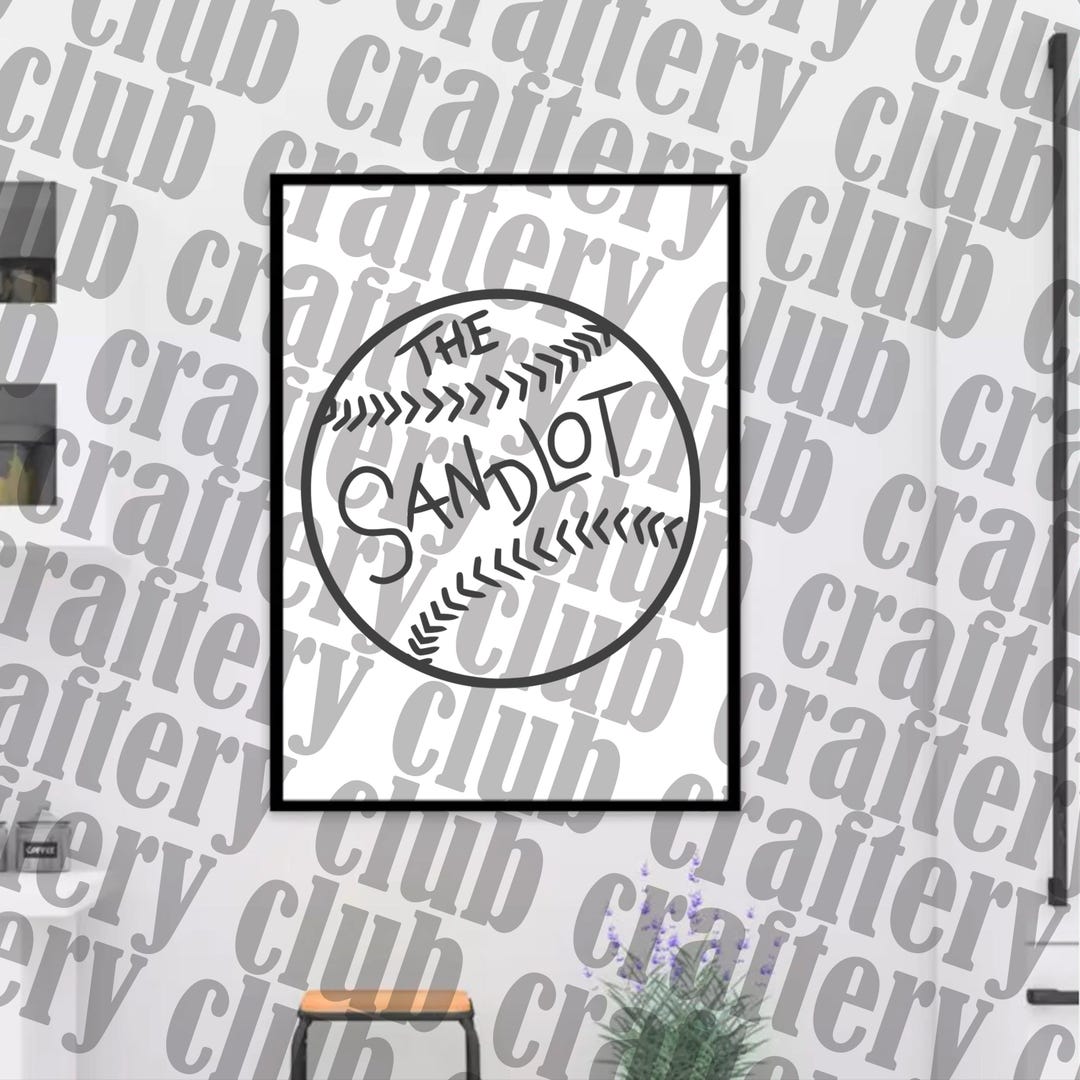 Custom Sandlot Ball Svg Png Baseball Cricut Clipart - Etsy