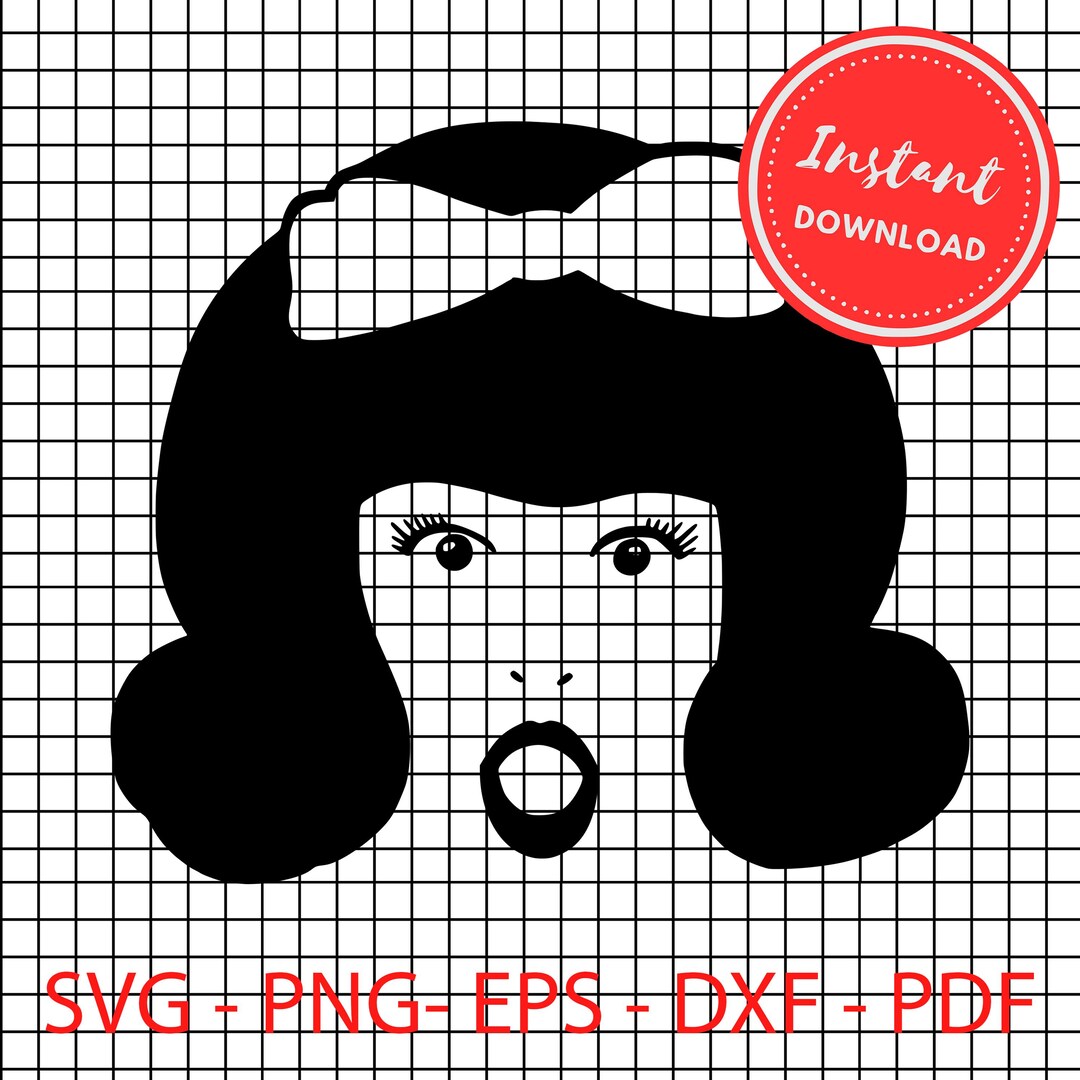 Tracy Turnblad Svg Png Tracy Silhouette Clipart Cricut - Etsy