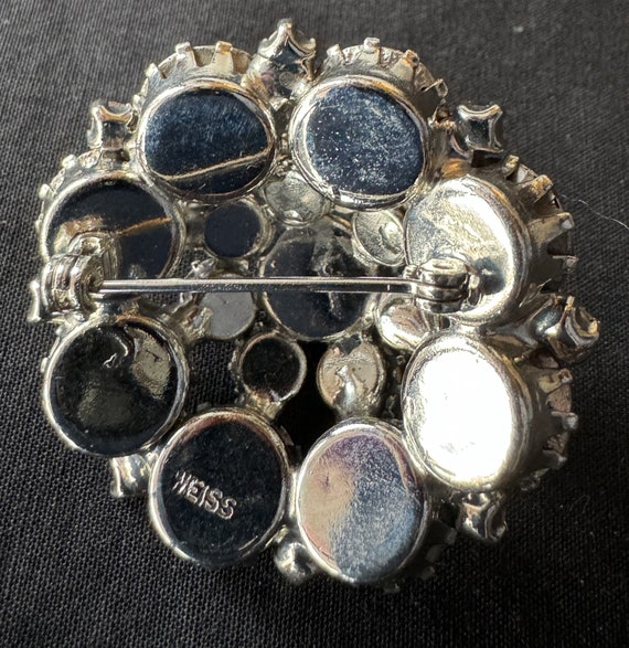 Vintage Weiss brooch , AB crystals, clear rhinestones… - Gem