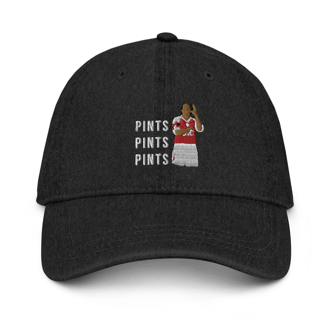 Paul Merton Pints Celebration Denim Cap - Iconic Arsenal Fan Tribute - Etsy