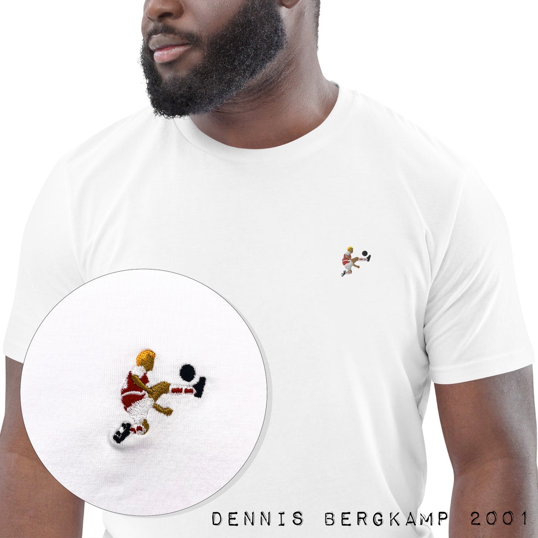 Dennis Bergkamp First Touch Masterclass Tee - Men's Arsenal Elegance - Etsy