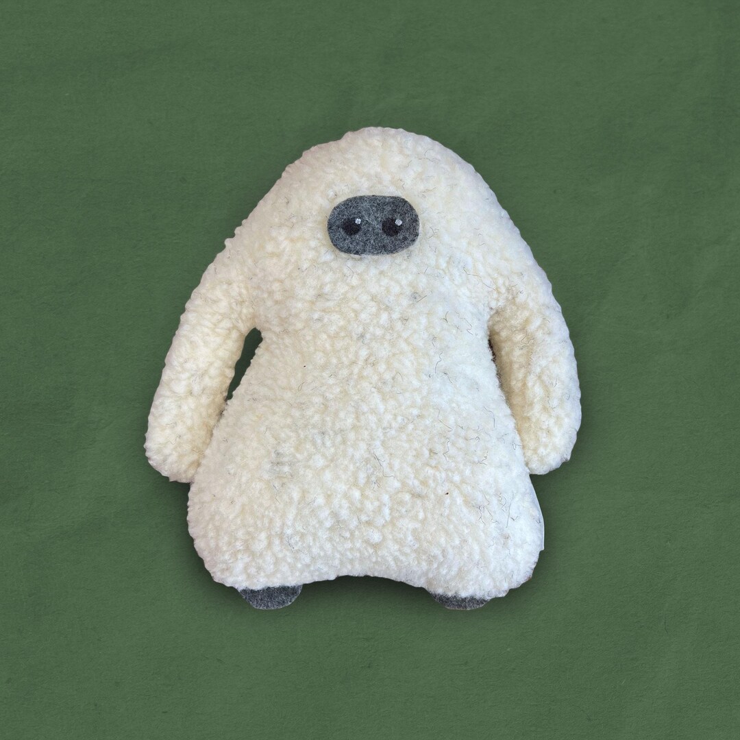 Yeti Dog Toy | Handmade Plush Squeaker Toy - Etsy