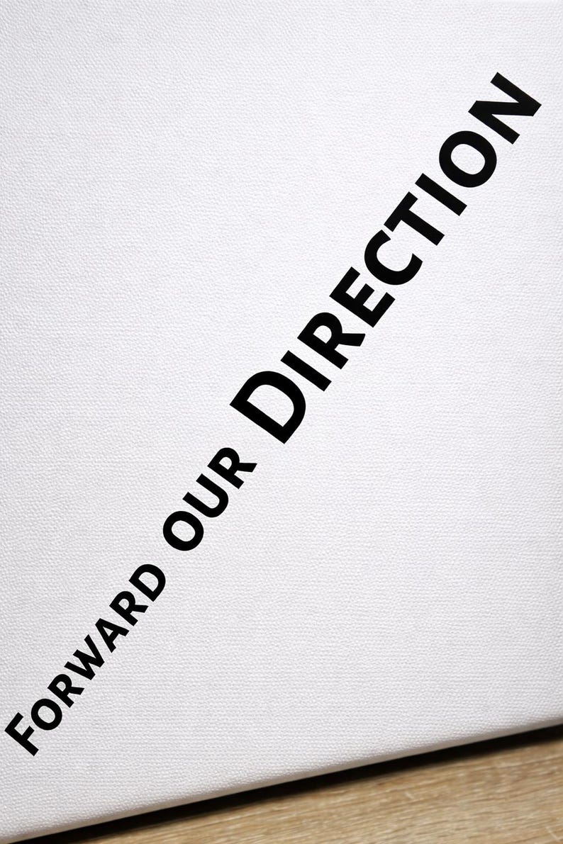 Motivational Canvas Art – "forward is Our Direction" Office and Home ...