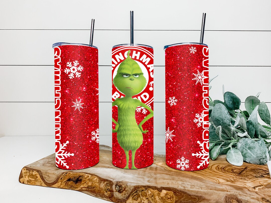 Grinchmas Blend Grumpy Coffee Stink Stank Stunk 20oz Tumbler Wrap ...