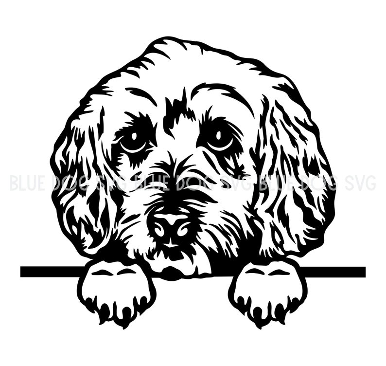 Doodle Peeking Svg, Jpg, Eps, Png y Dxf Descarga digital, Archivo de ...