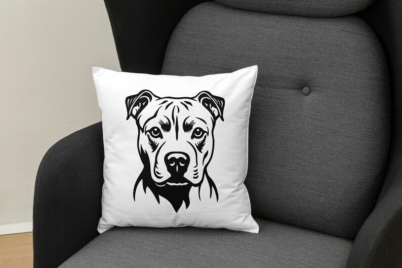 American Pit Bull Terrier Svg, Eps, Dxf, Png, and Jpg Digital Download ...