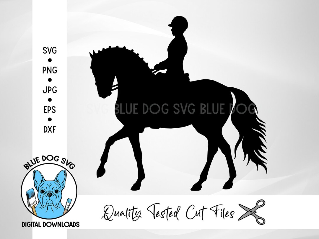 Horse and Rider Svg, Equestrian Svg, Horse Show Cricut Cut File, Horse ...