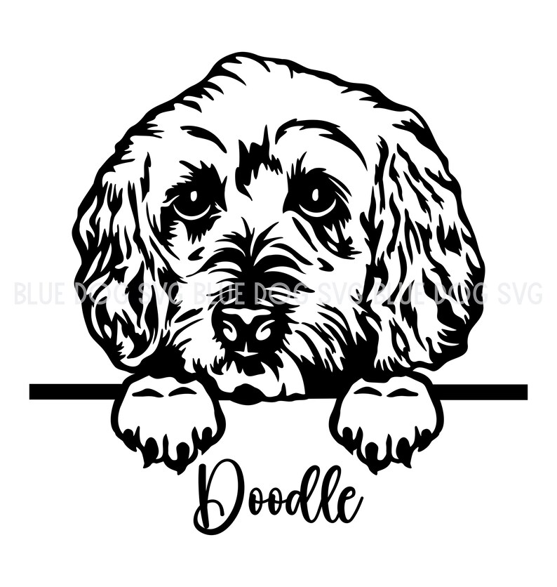 Doodle Peeking Svg, Jpg, Eps, Png y Dxf Descarga digital, Archivo de ...