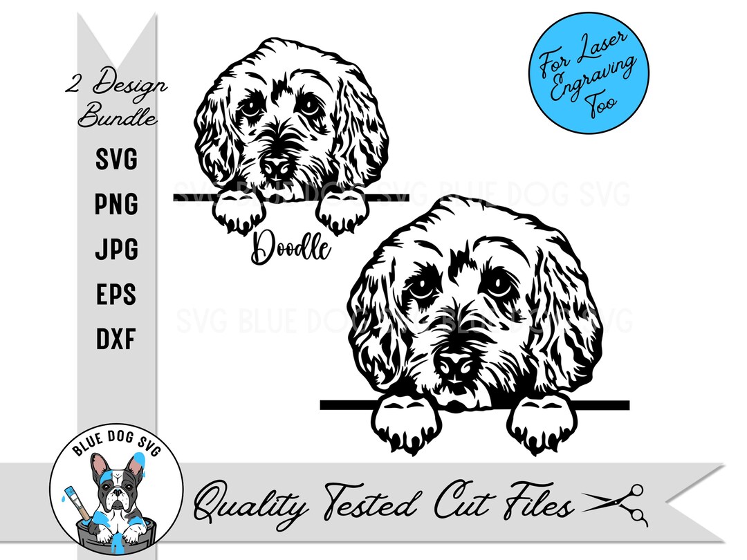 Buy Doodle Peeking Svg, Jpg, Eps, Png, and Dxf Digital Download, Dog ...