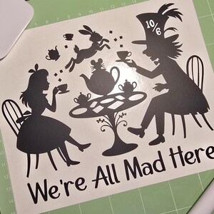 Mad Hatter Tea Party SVG & PNG: Alice's Adventures in Wonderland ...