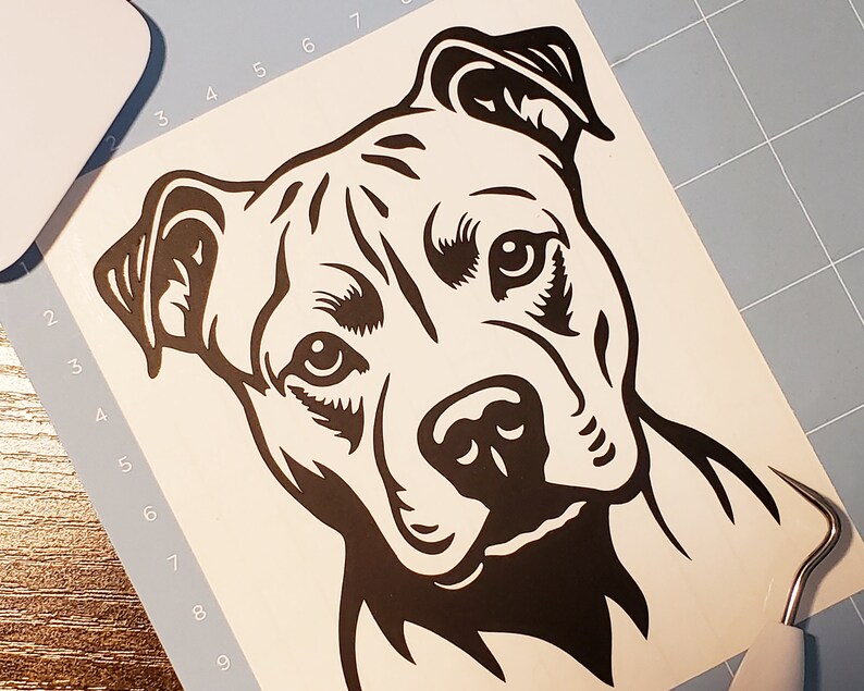 American Pit Bull Terrier Svg, Eps, Dxf, Png, and Jpg Digital Download ...