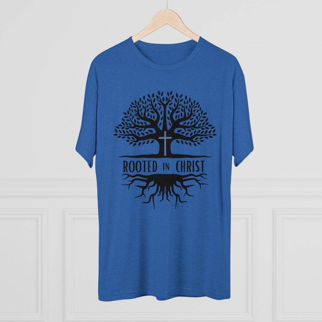 Rooted in Christ Tree Roots Christ Bible Foundation - Etsy
