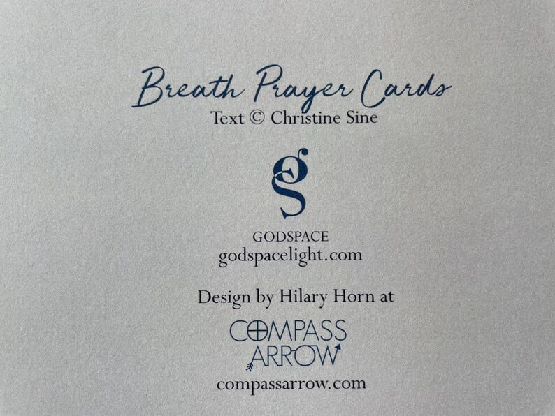 Breath Prayer Cards - Etsy