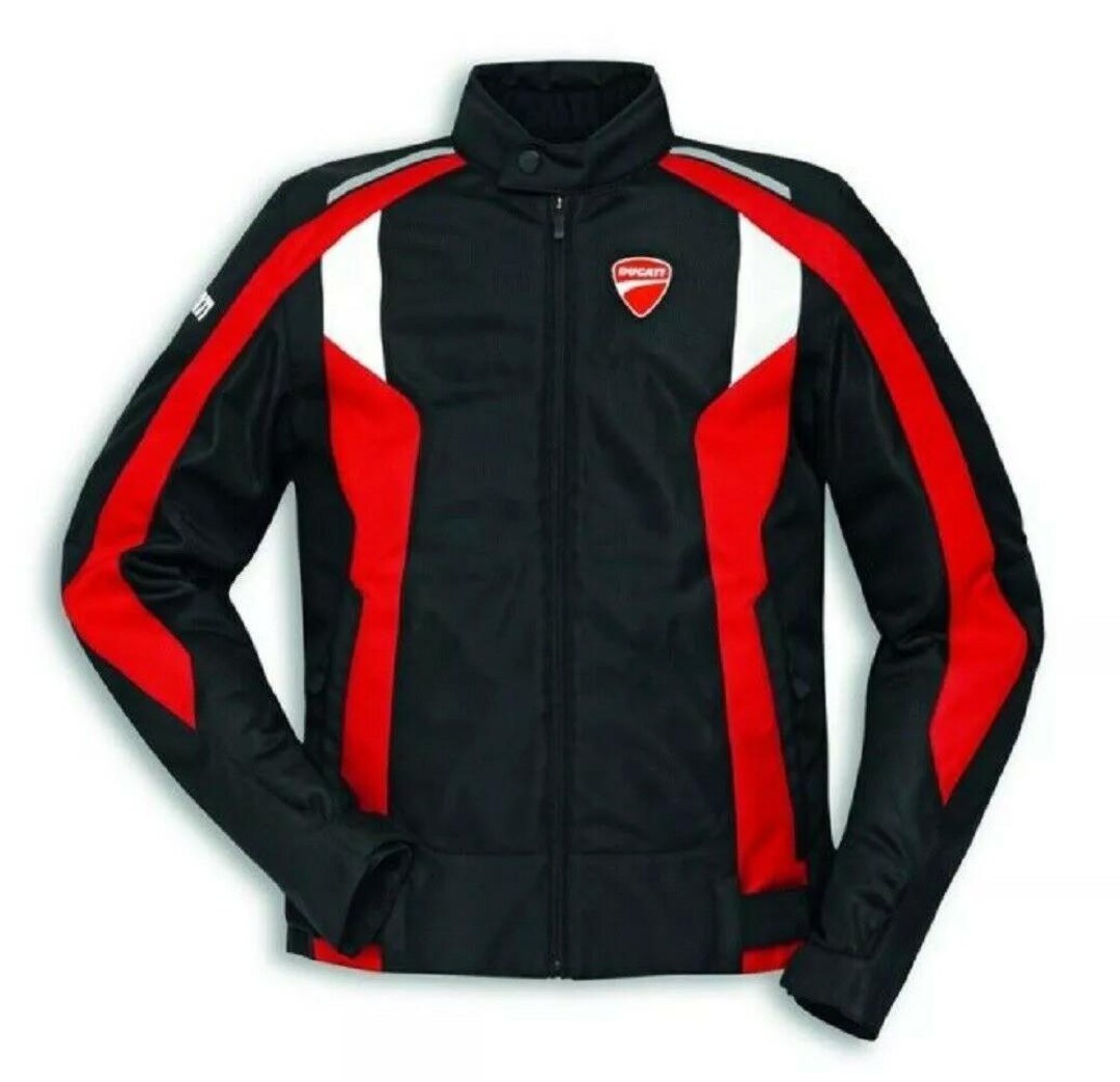 Ducati Corse Motorbike Jacket Waterproof CE Armours Cordura Textile ...