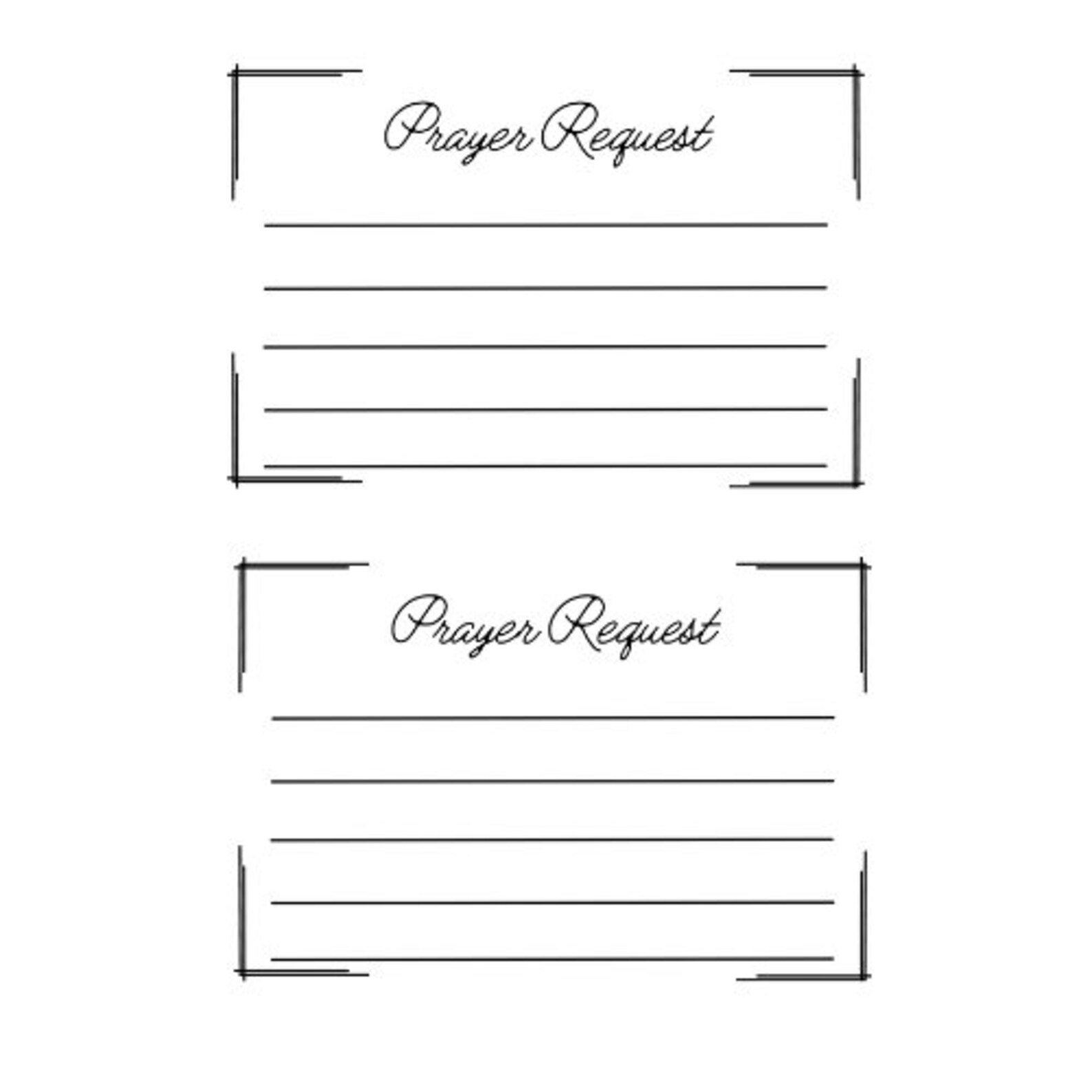 Prayer Request Card - Etsy
