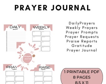 Prayer Journal - Etsy