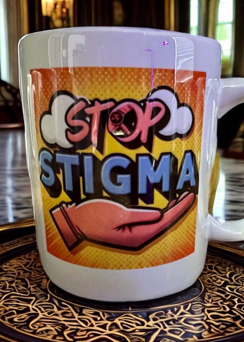 HIV - Hate is Viral/stop Stigma Double Image Coffee Mug - Etsy