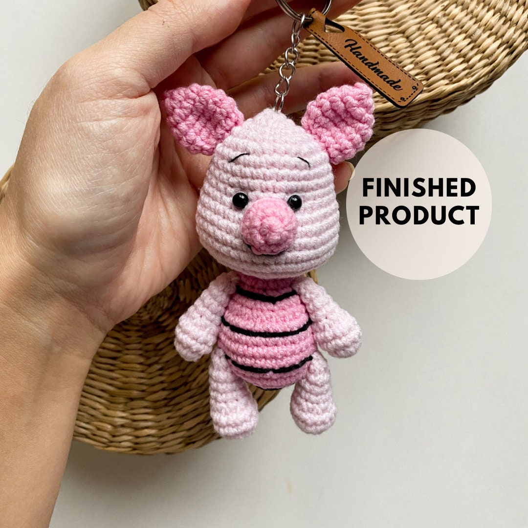 Cute Piggy Keychain, Women Pink Accessories, Gift for Bestie, Cute Pink ...