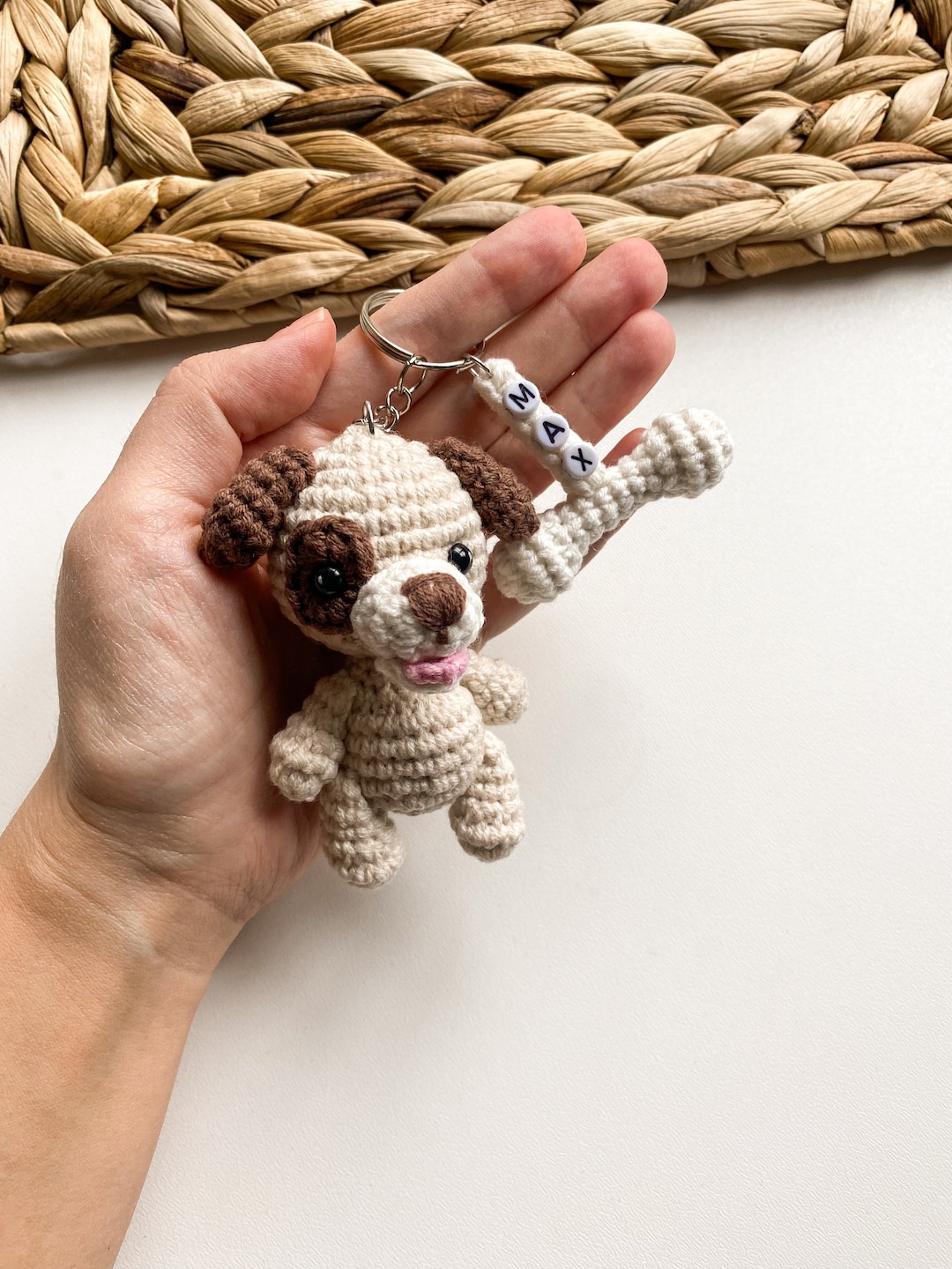 Personalized Custom Dog Keychain, Dog Gifts Illustrated Pet, Pet ...