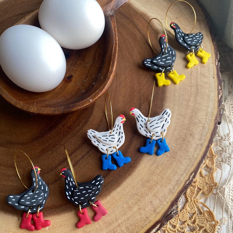 Clay Chicken - Etsy