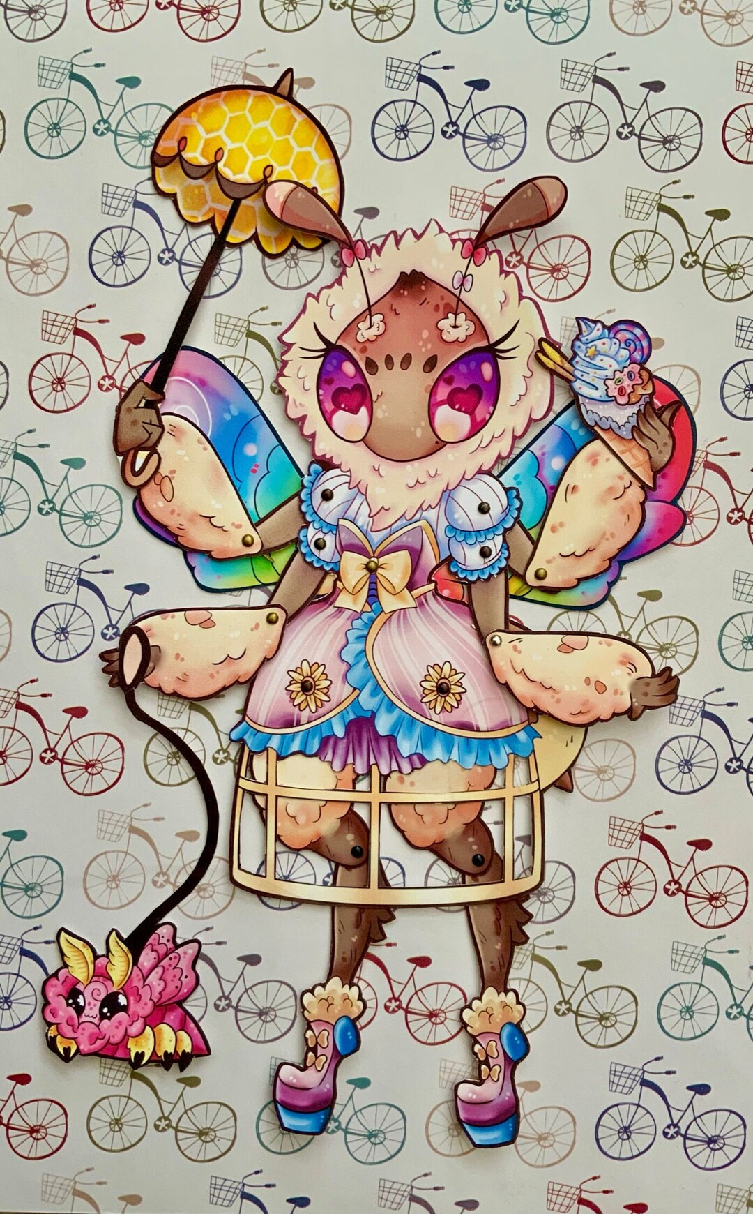 Paper Puppet Lady Bumblebee [download] - Etsy