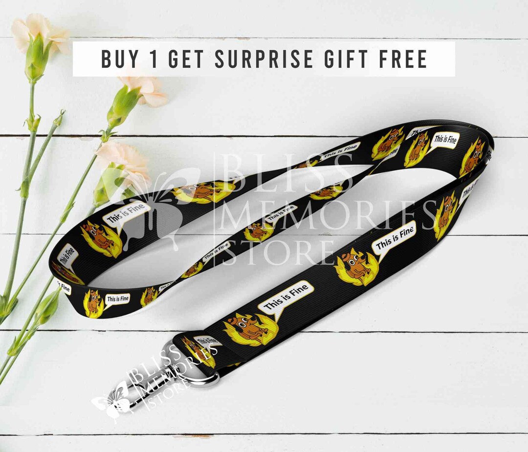 This is Fine Lanyard, This is Fine Sticker Lanyard, This is Fine ...