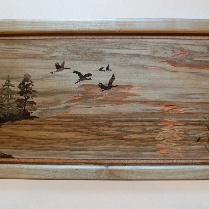 Inlaid Wood Wall Art - Etsy