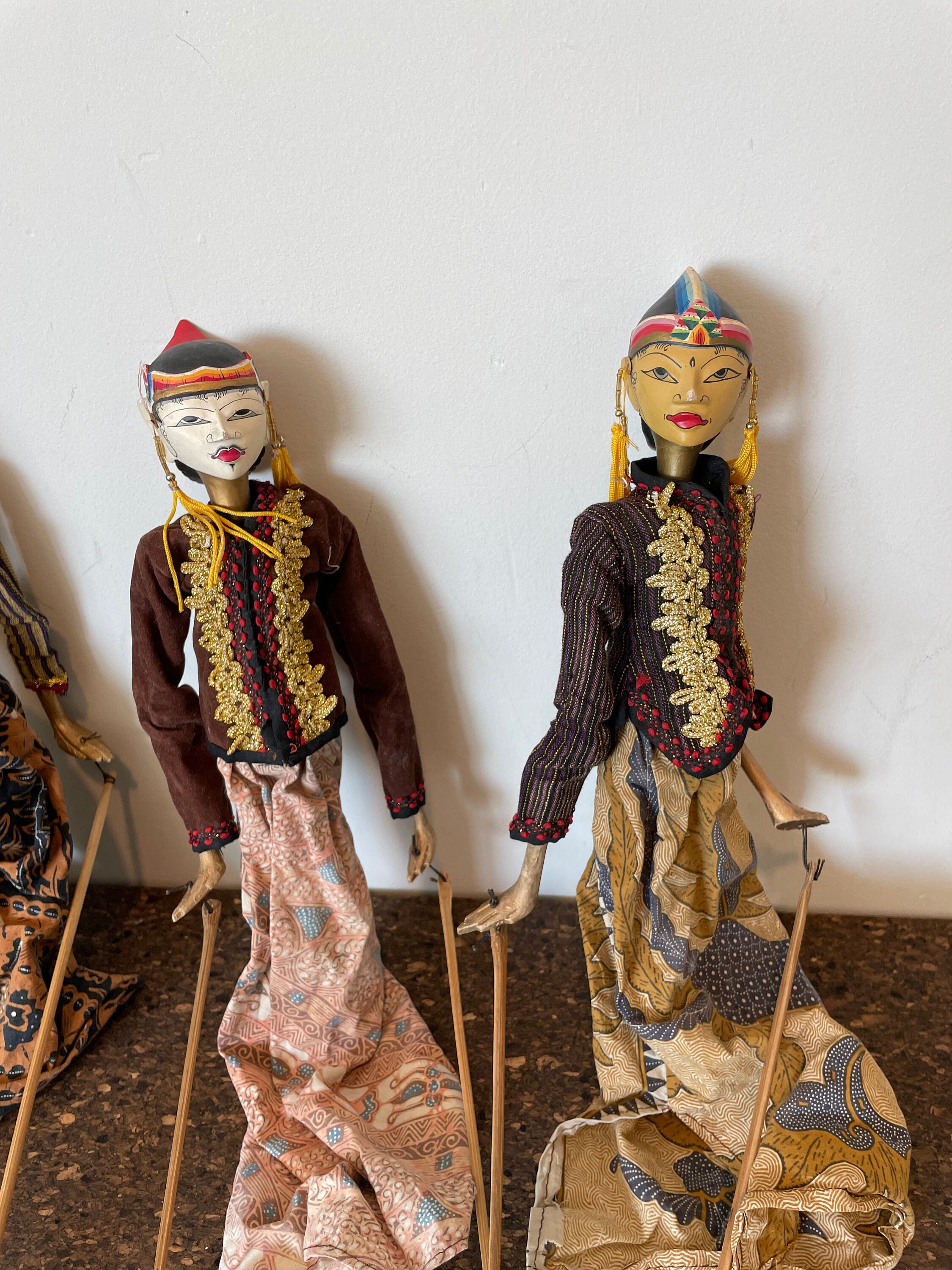 4 Vintage Wayang Golek Indonesian Rod Puppets (celebrity Seller) - Etsy
