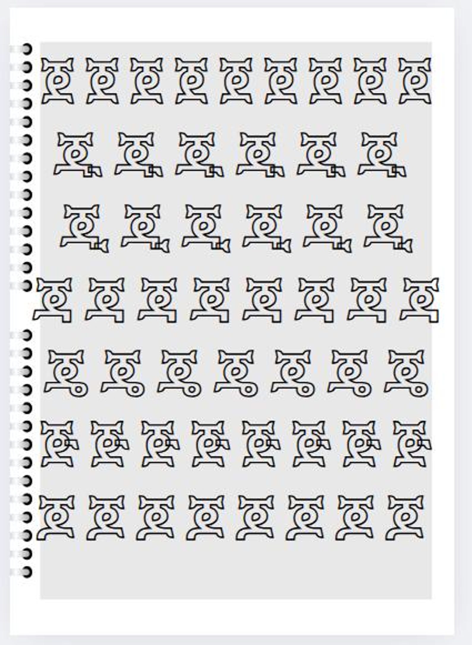 Geez Letters & Numbers Coloring Book (printable Digital Download) - Etsy