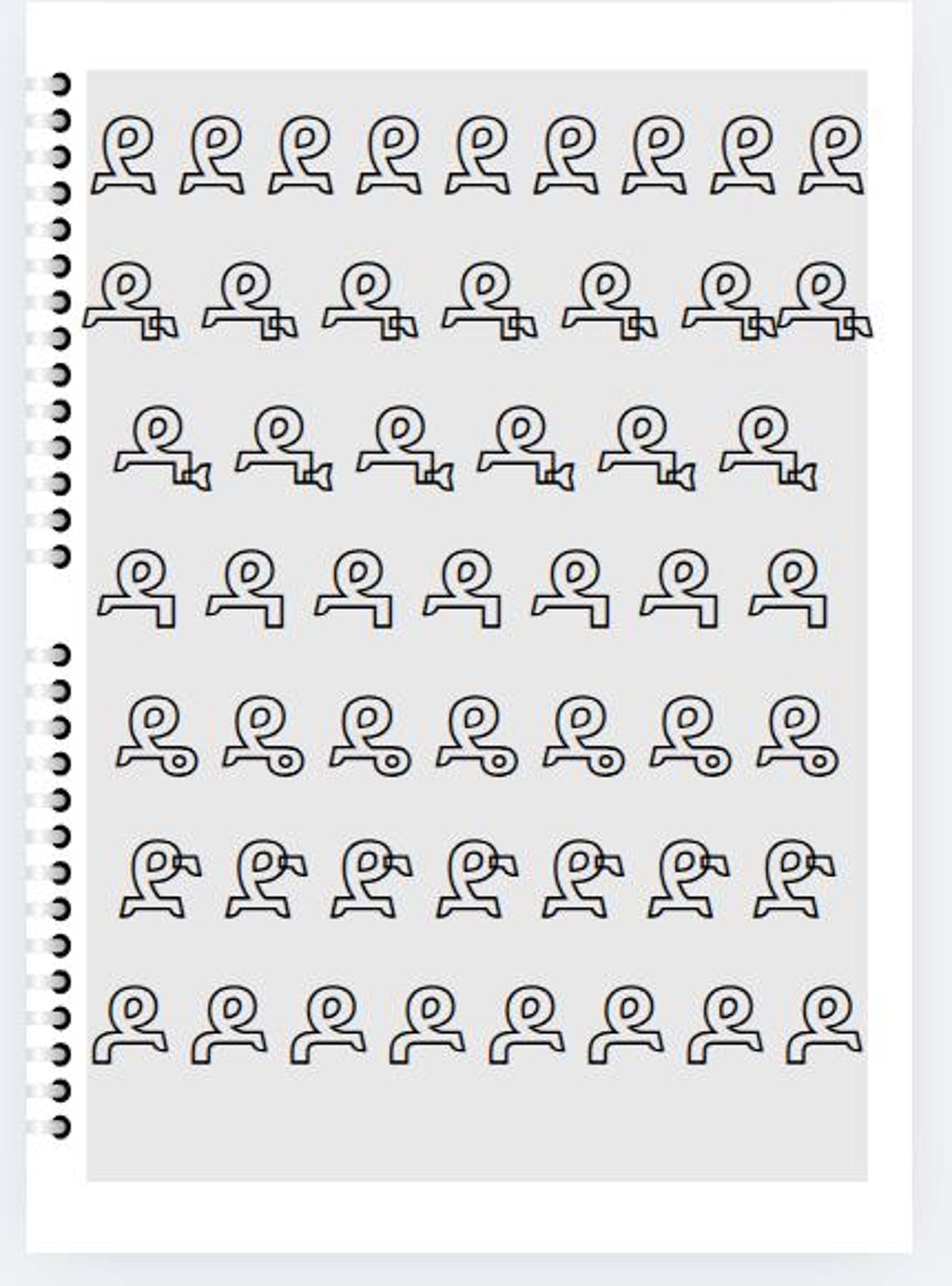 Geez Letters & Numbers Coloring Book (printable Digital Download) - Etsy