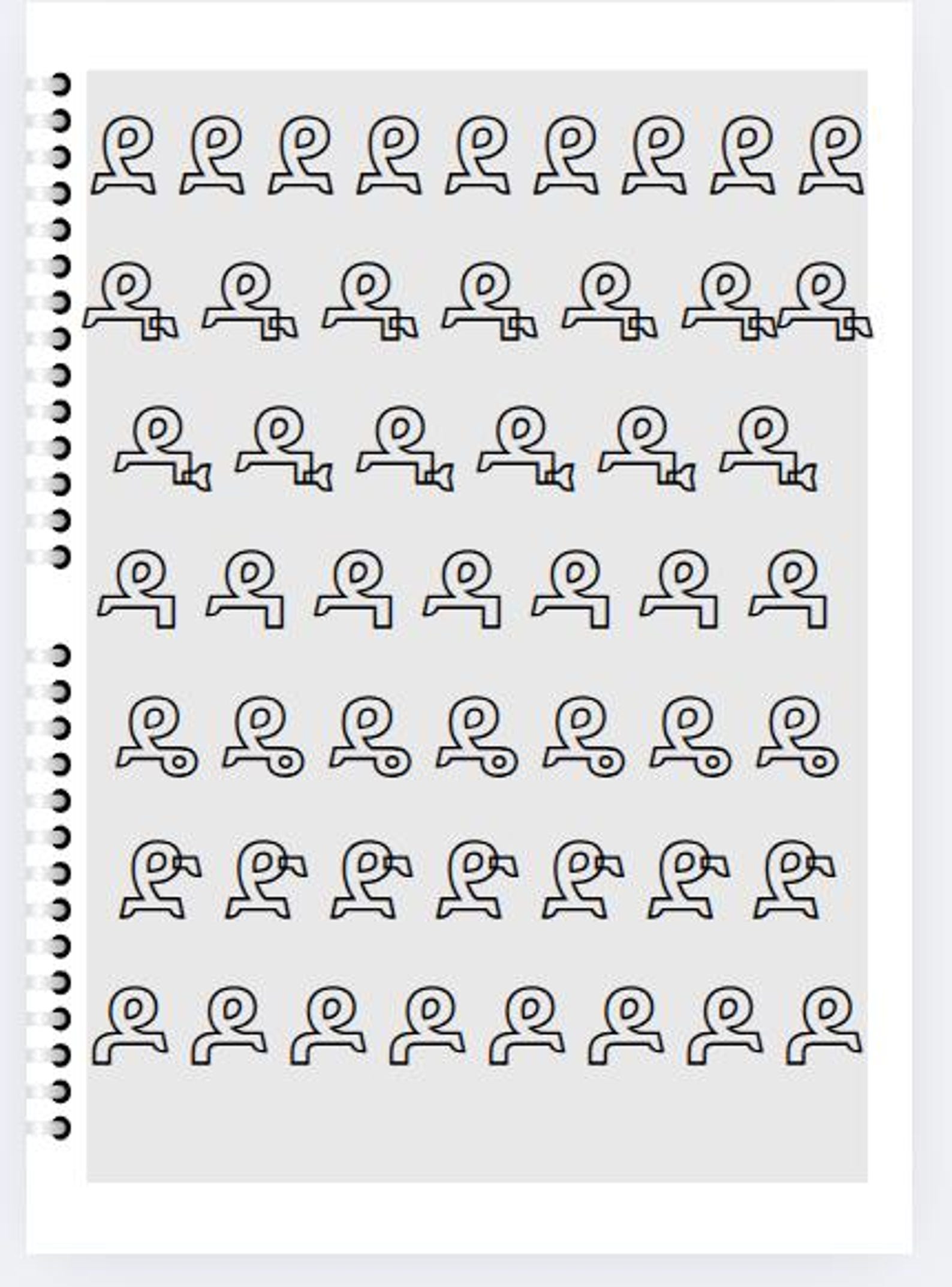 Geez Letters & Numbers Coloring Book (printable Digital Download) - Etsy